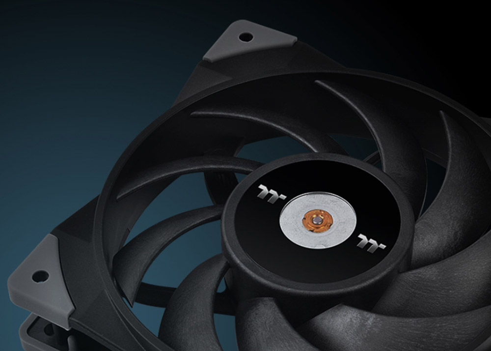 ᐈ Вентилятор для корпуса Thermaltake Toughfan 14 Radiator Fan, Black ...