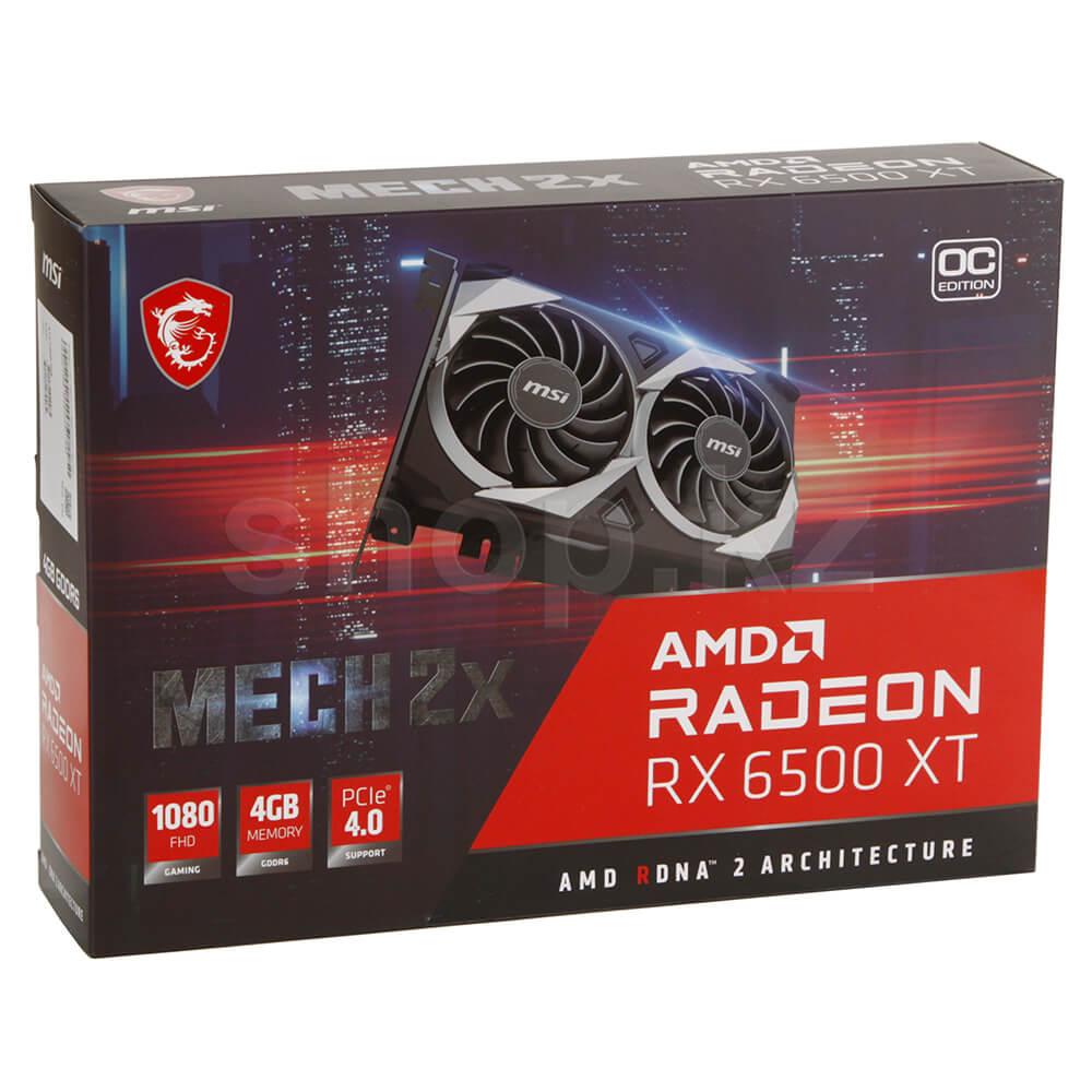 MSI Radeon RX 6500 XT 4GB（ASRock doubles memory on AMD Radeon RX 6500 ...